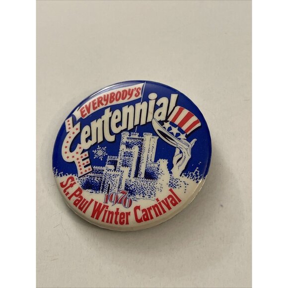 Other | Vintage 1976 Ice Centennial St Paul Winter Carnival Uncle Sam ...